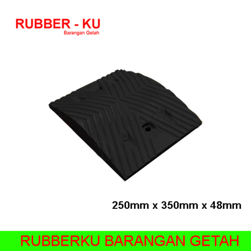 250mm rubber road hump for driveway | modular rubber speed bump system ...