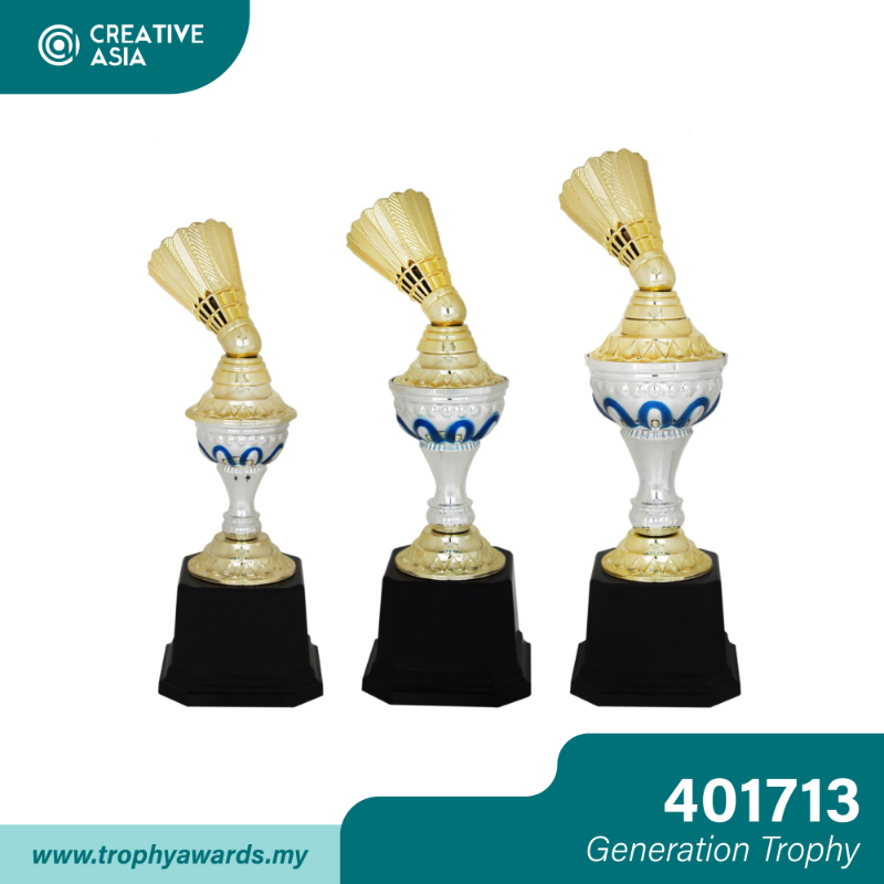 Badminton Trophy (401713), Selangor, Malaysia - Creative Asia | Trophy ...