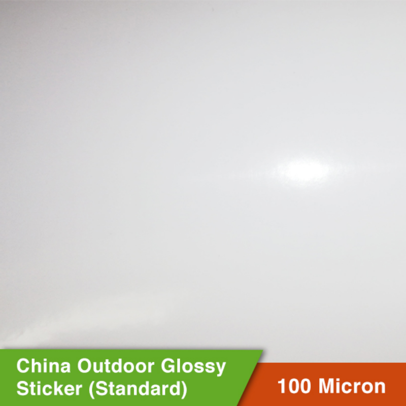China Outdoor Glossy Sticker (Standard) 100 micron Single PE, Selangor ...