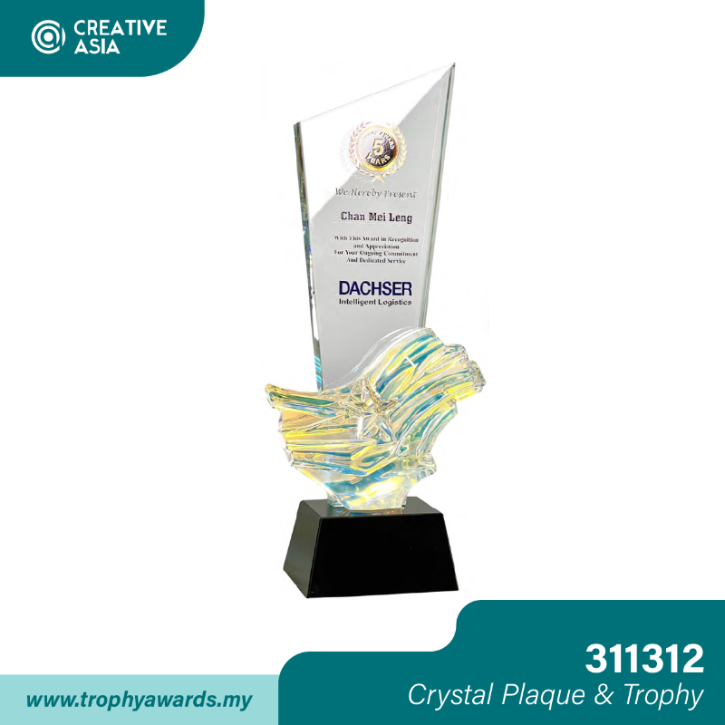 Crystal Plaque & Trophy (311312), Selangor, Malaysia - Creative Asia ...