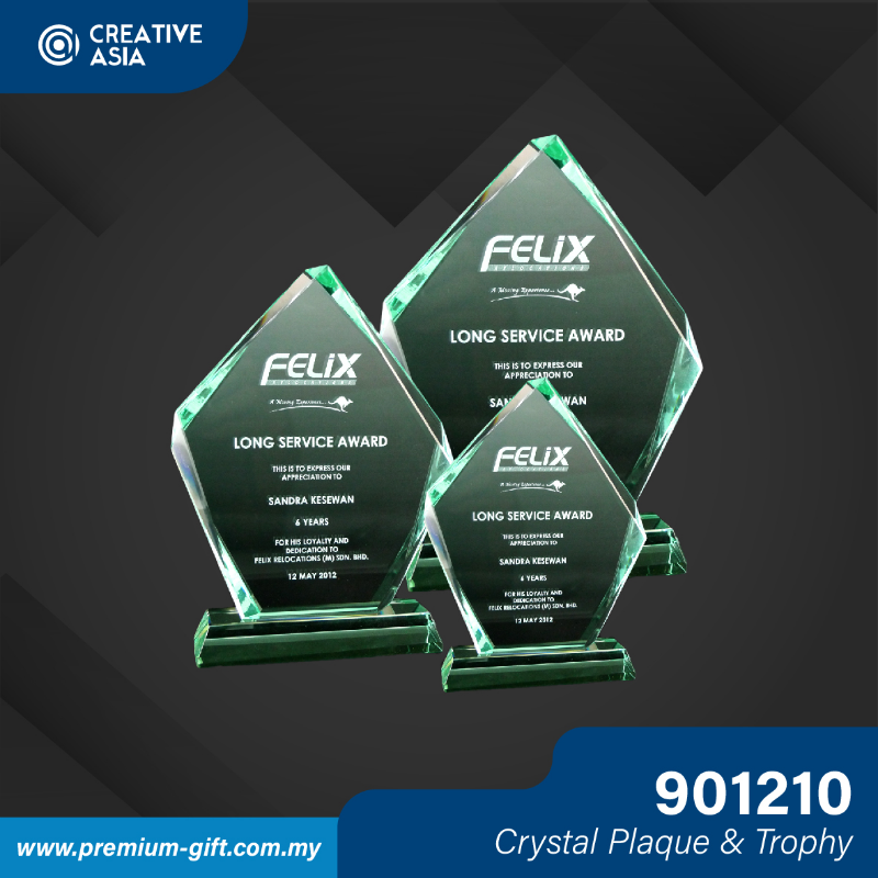 Crystal Plaque & Trophy (901210), Selangor, Malaysia - Creative Asia ...