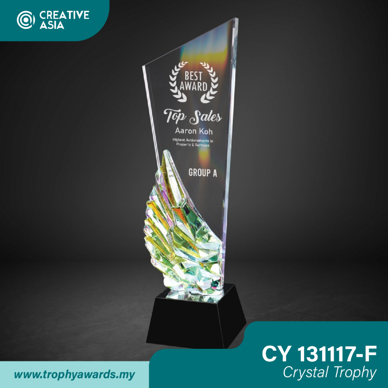 Crystal Plaque & Trophy (CY131117-F), Selangor, Malaysia - Creative ...