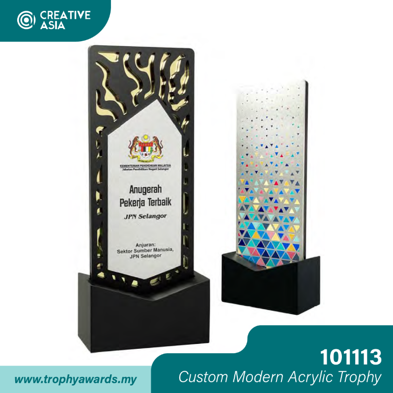 Custom Modern Acrylic Trophy (101113), Selangor, Malaysia - Creative ...