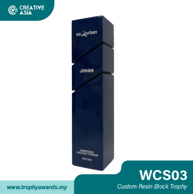Custom Resin Block Trophy (WCS03) , Selangor, Malaysia - Creative Asia ...