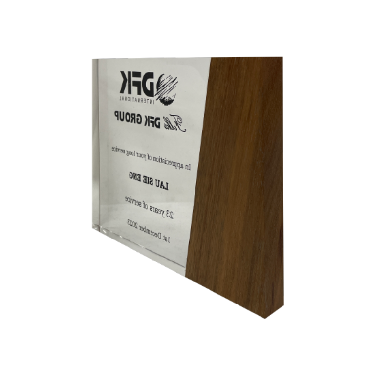 Custom Square Shape Wood with Acrylic (WCS06) , Selangor, Malaysia ...