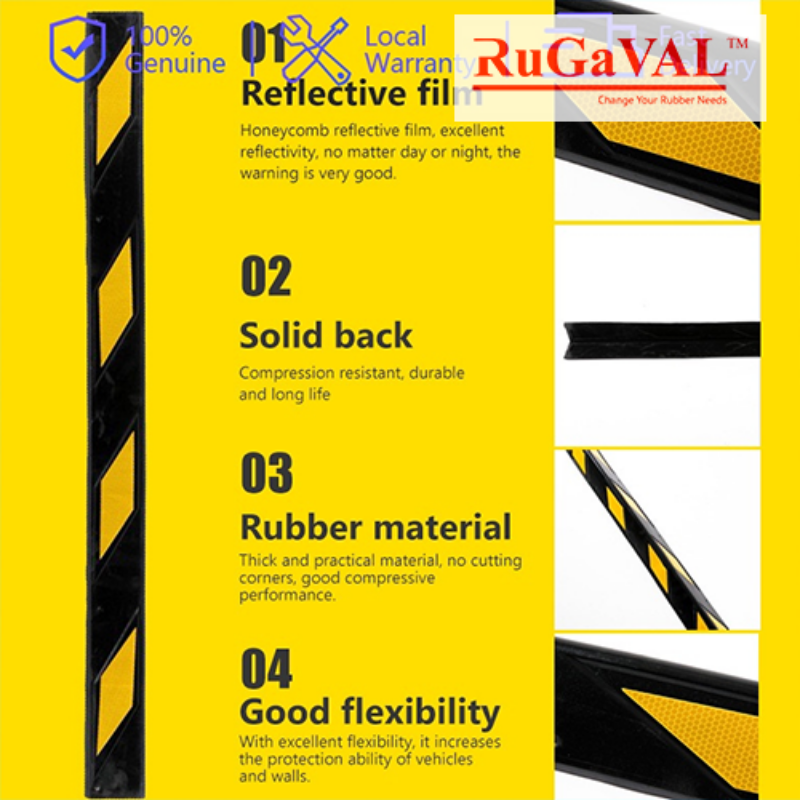 Flexible yet rigid corner guards | Impact-proof corner guards for ...