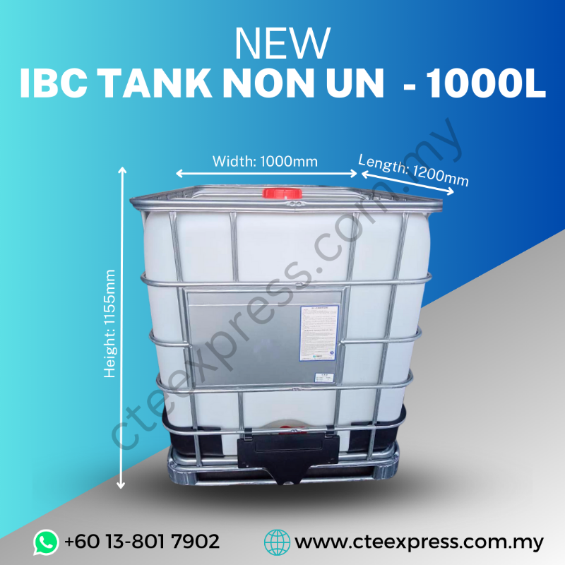 NEW IBC TANK NON-UN 1000L , Selangor, Malaysia - CTE Express | Jumbo Bag & IBC tank Supplier ...