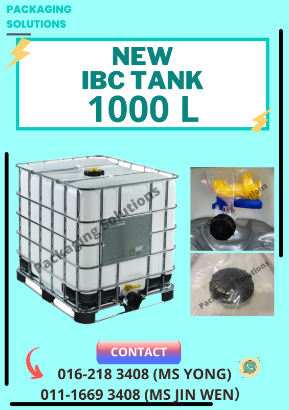 NEW IBC TANK UN - 1000L, Selangor, Malaysia - CTE Express | Jumbo Bag ...
