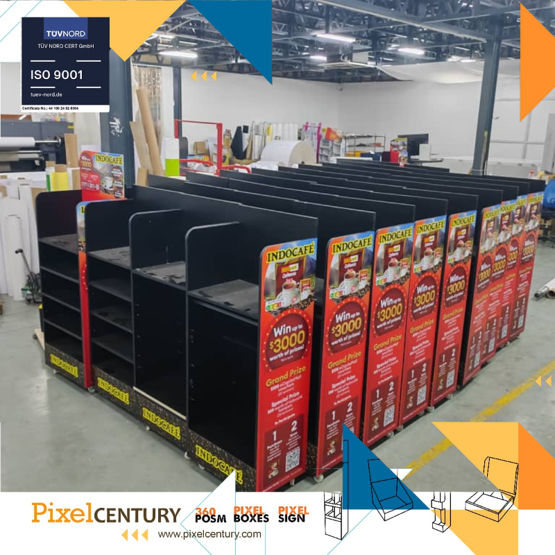 MDU / POSM Standee - Pixel Century | Retail Display Fixture ...