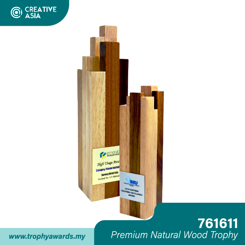 Premium Natural Wood Trophy (761611), Selangor, Malaysia - Creative ...