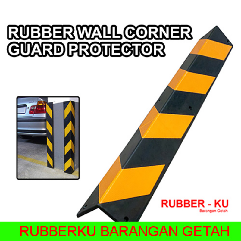 Rubber corner guard | Wall protector for parking | Car park bumper ...