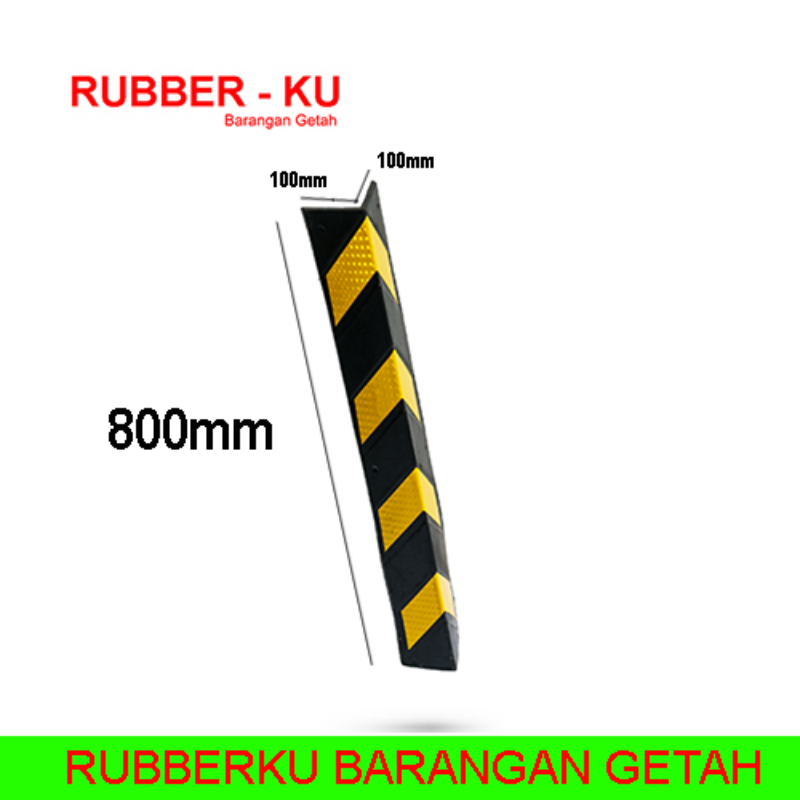 Rubber corner guard | Wall protector for parking | Car park bumper ...