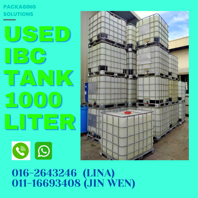 USED IBC TANK GRADE A - 1000L, Selangor, Malaysia - CTE Express | Jumbo Bag & IBC tank Supplier ...