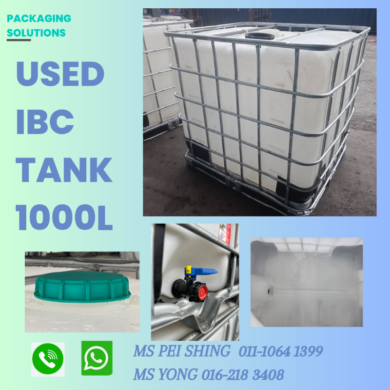 USED IBC TANK GRADE A - 1000L, Selangor, Malaysia - CTE Express | Jumbo ...