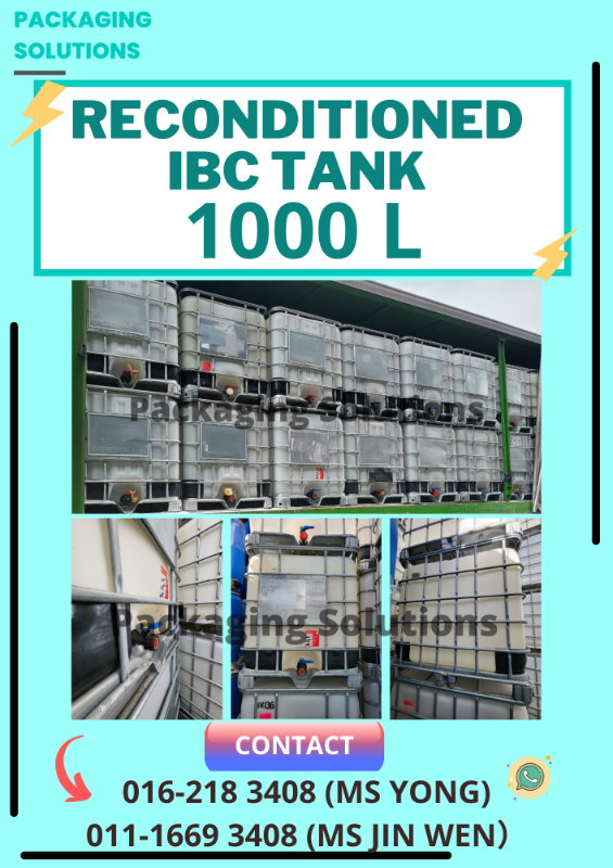 USED IBC TANK GRADE A - 1000L, Selangor, Malaysia - CTE Express | Jumbo ...