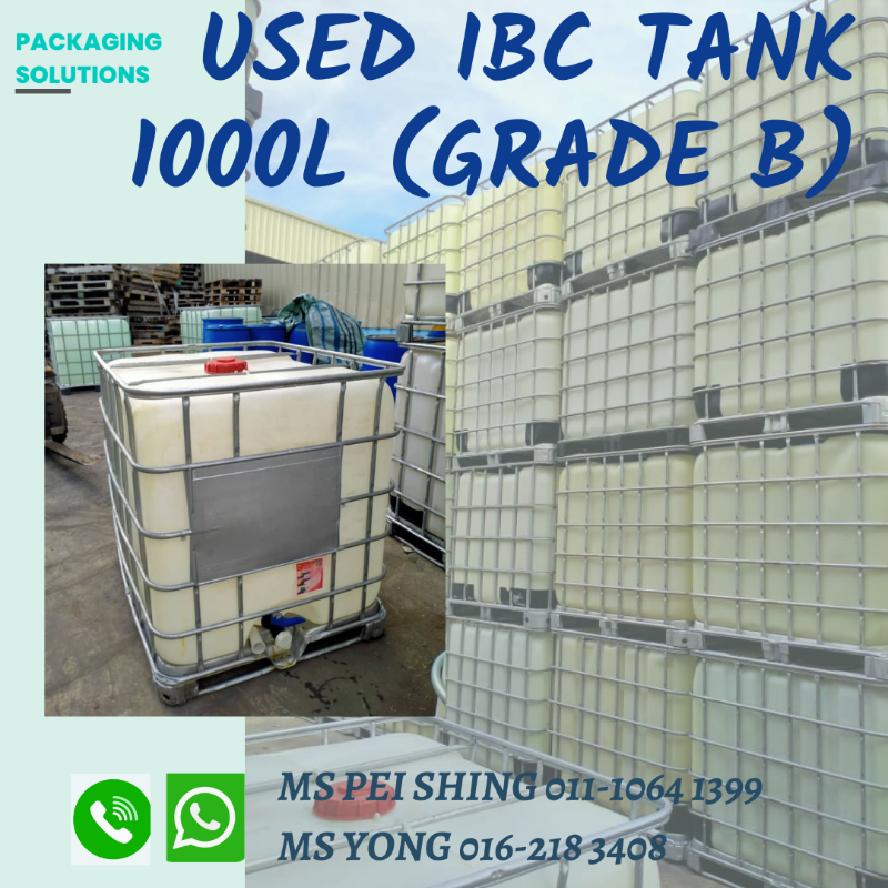 USED IBC TANK GRADE B - 1000L, Selangor, Malaysia - CTE Express | Jumbo ...