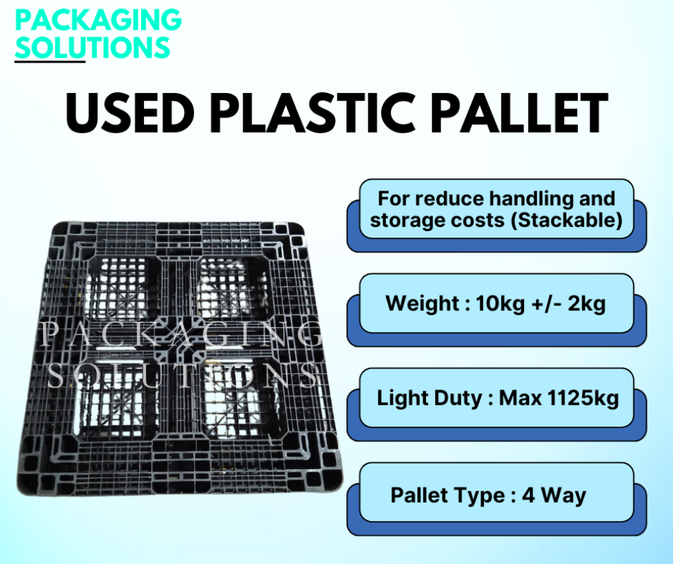 USED MEDIUM DUTY PLASTIC PALLET - 47" X 39", Selangor, Malaysia - CTE Express | Jumbo Bag & IBC ...
